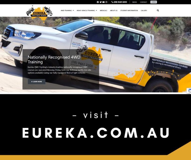Book Online with the new Eureka Website! - Eureka 4WD & Truck Training
